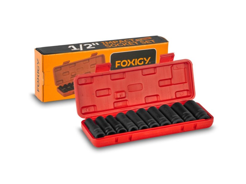 Profesionalni udarni ključ 1/2" 1560NM XW-160P + komplet udarnih vtičnic 1/2" 78 mm 10 kosov 10 ...