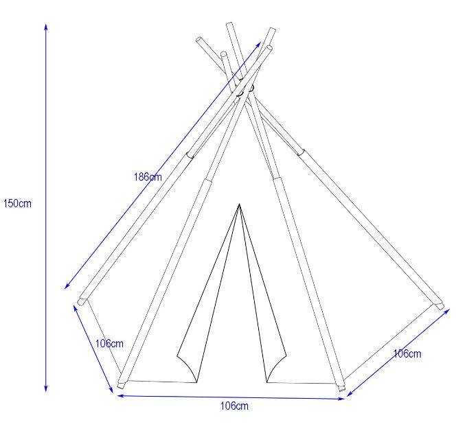 Детска палатка Teepe Night Star - Foxigy.bg