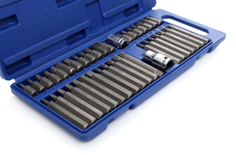 Torx vtičnice, spline, Allen, komplet 40 kosov ta1204 - Foxigy.si