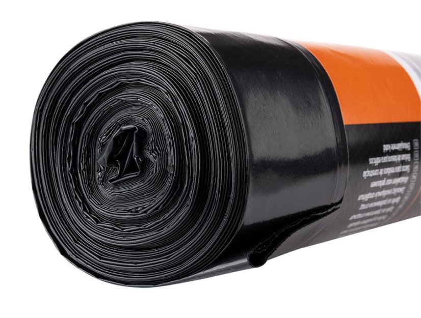 Gradbeni vrečki 240 l, črni, 10 kosov, 45 mikronov 15-988 - Foxigy.si