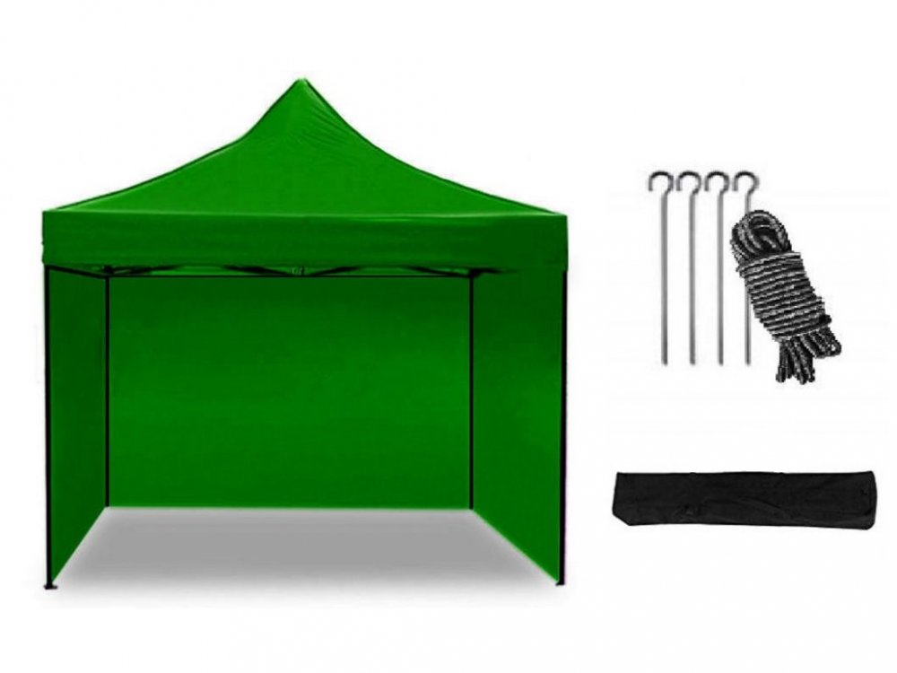 Cort pavilion 2x2 m verde All-in-One - Foxigy.ro