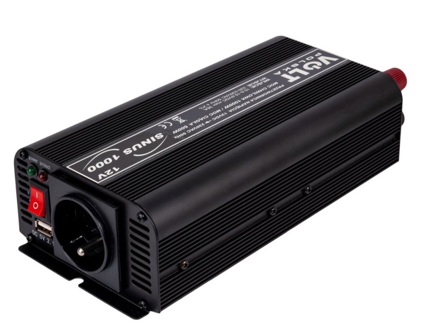 Преобразувател на напрежение Sinus 1000 12V/230V 500W 1000VA - Foxigy.bg