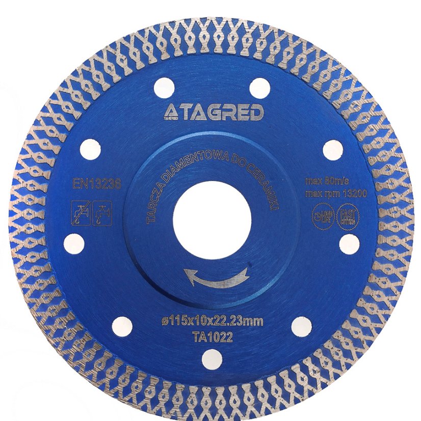 Disc diamantat PROFI LONG LIFE pentru piatră, gresie, faianță, ceramică ...